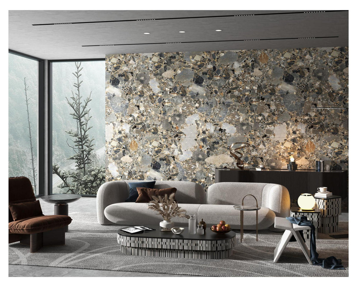 Gold Plating porcelain tile 900x1800mm – Affinare ceramic